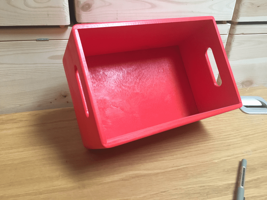 Red Colour Box 30cm Long 20cm Wide and 13 5cm High
